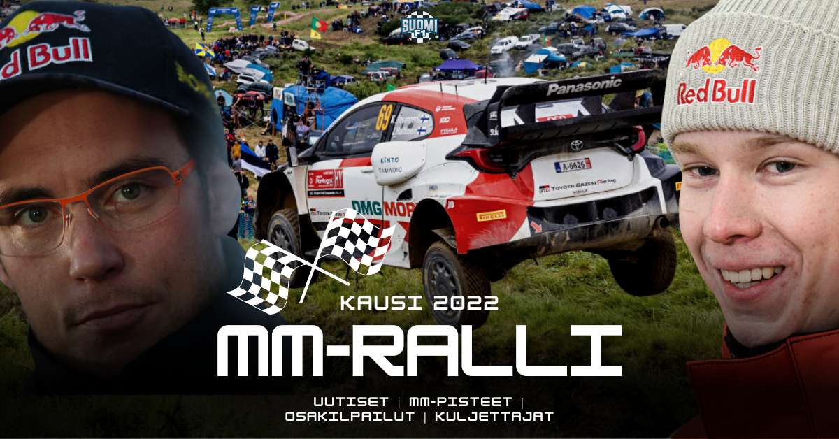 MM-ralli - kausi 2022 | Kuljettajat, pisteet, TV, kisakalenteri, live