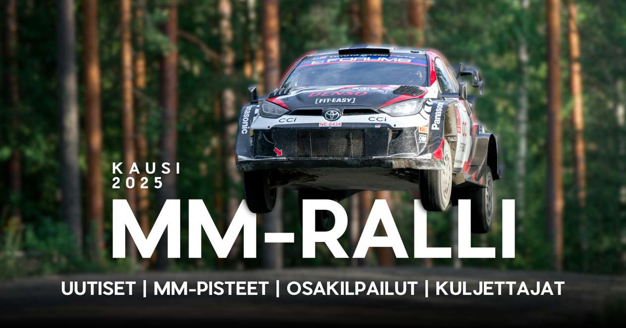 MM-ralli – kausi 2025 | Uutiset, kuljettajien ja tallien pisteet